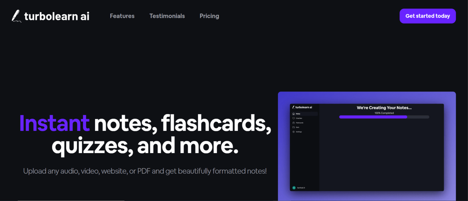 Turbolearn AI Reviews, Features, Pricing, Pros & Cons | AITECHFY