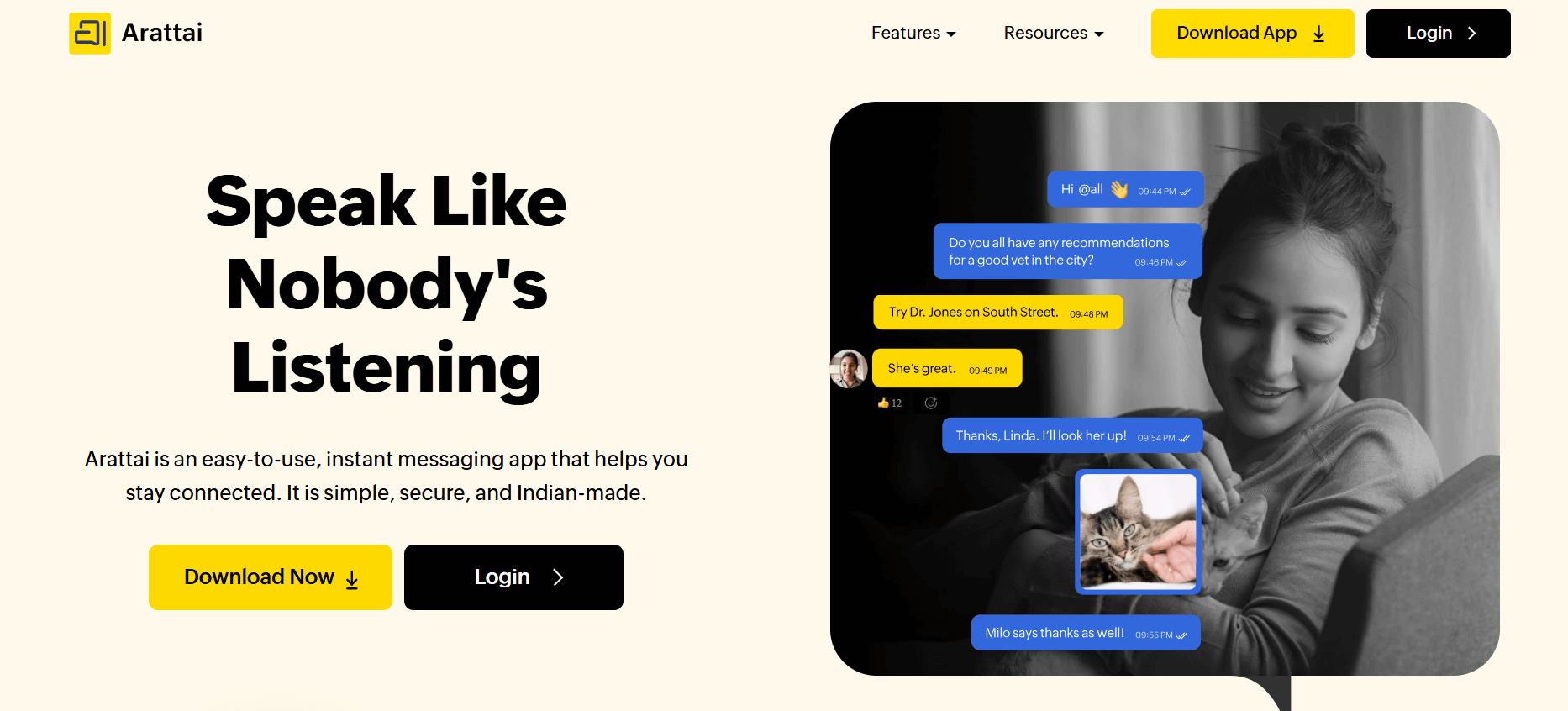 Arattai Chat and Calling App - AITECHFY